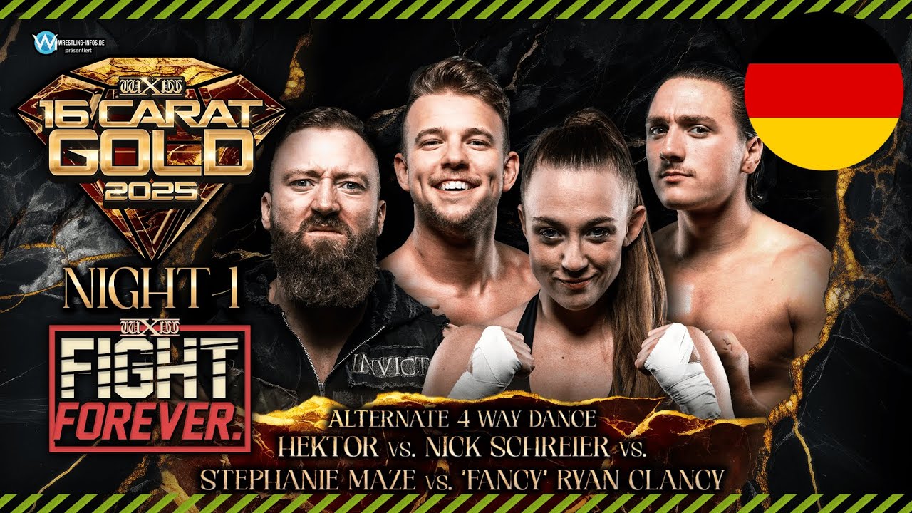 FULL MATCH: wXw Fight Forever Alternate 4-Way Dance wXw 16 Carat Gold ...