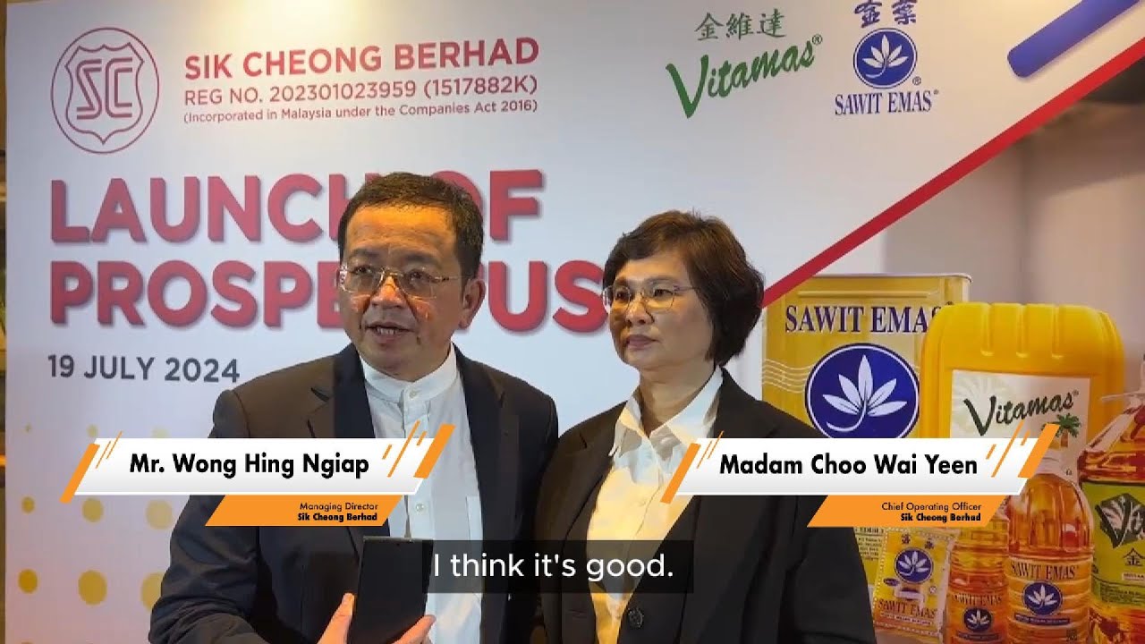 The Voice: Sik Cheong Berhad Prospectus Launch - YouTube