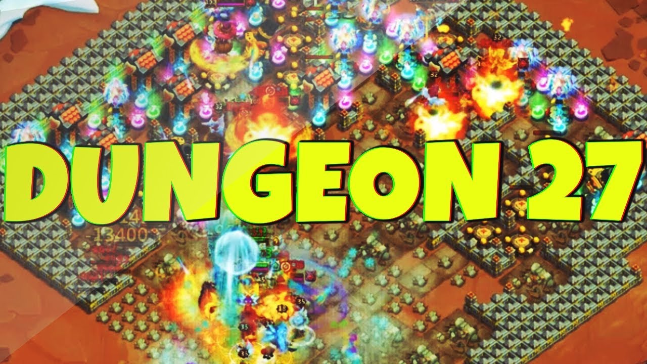 the FORGOTTEN TRIAL | DUNGEON 27 | uncut | CASTLE CLASH - YouTube