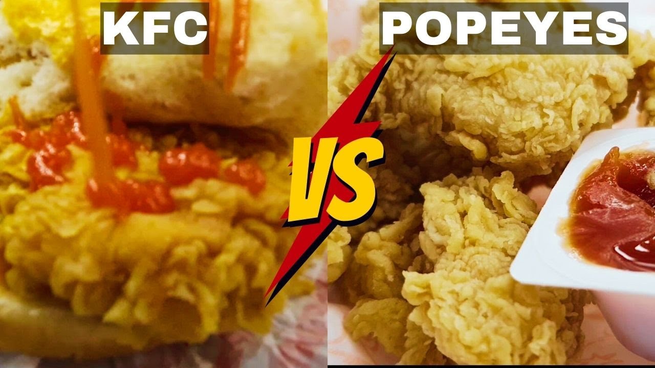Who will win the battle of TASTE? KFC vs POPEYES - YouTube