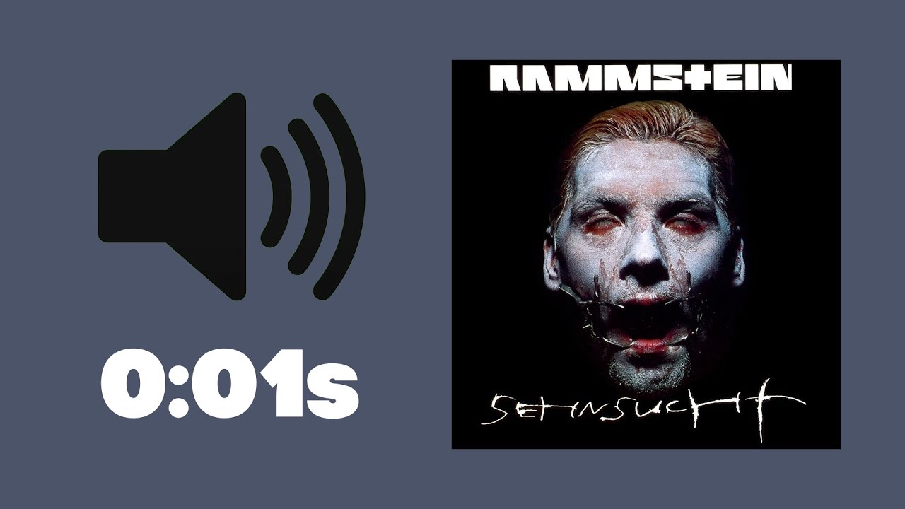 Can You Guess Rammstein Song In 1 Second? (Rammstein Music Quiz) - YouTube