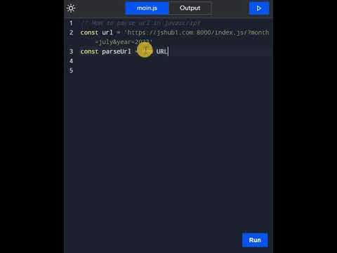 parse url in js | How to parse url | #shorts #short - YouTube