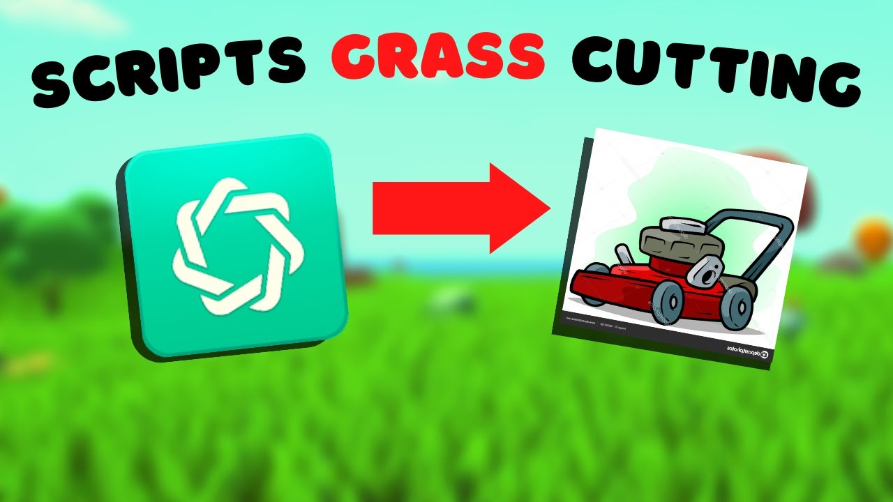 chatGPT scripts grass mowing simulator in roblox studio - YouTube