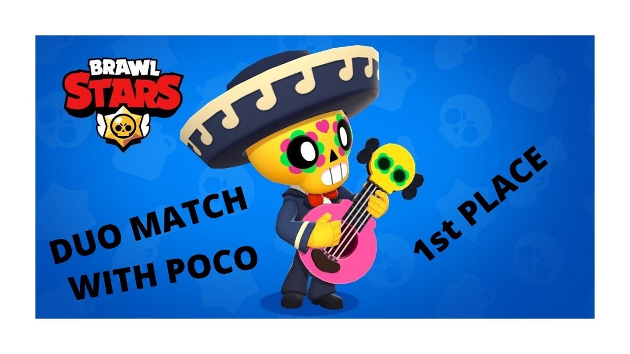 BRAWL STARS DUO MATCH PLAYING WITH POCO 1st PLACE UPLOADED BY: PRINCE ...