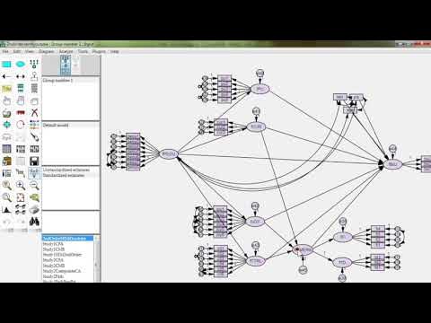 AMOS-SEM-Structural Equation Modeling Part 10: 2nd Order Factor in ...