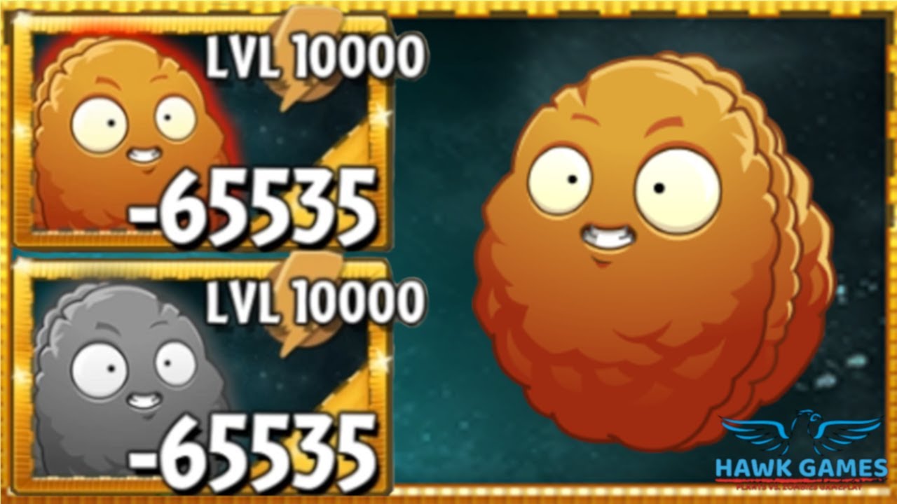 Plants vs Zombies 2 Explode-O-Nut Upgraded to Level 10000 PvZ2 - YouTube