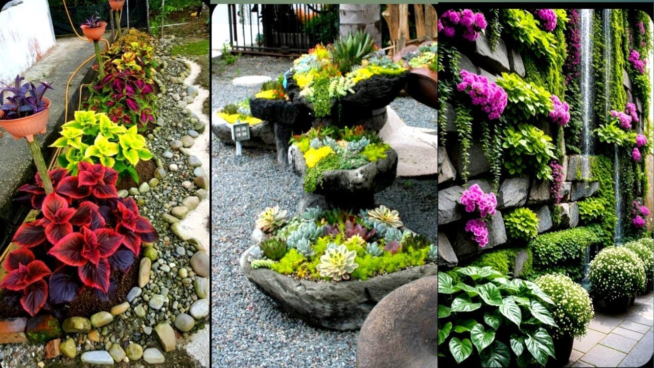 30 Charming Rock Garden Landscaping Ideas To Transform Your Yard! - YouTube