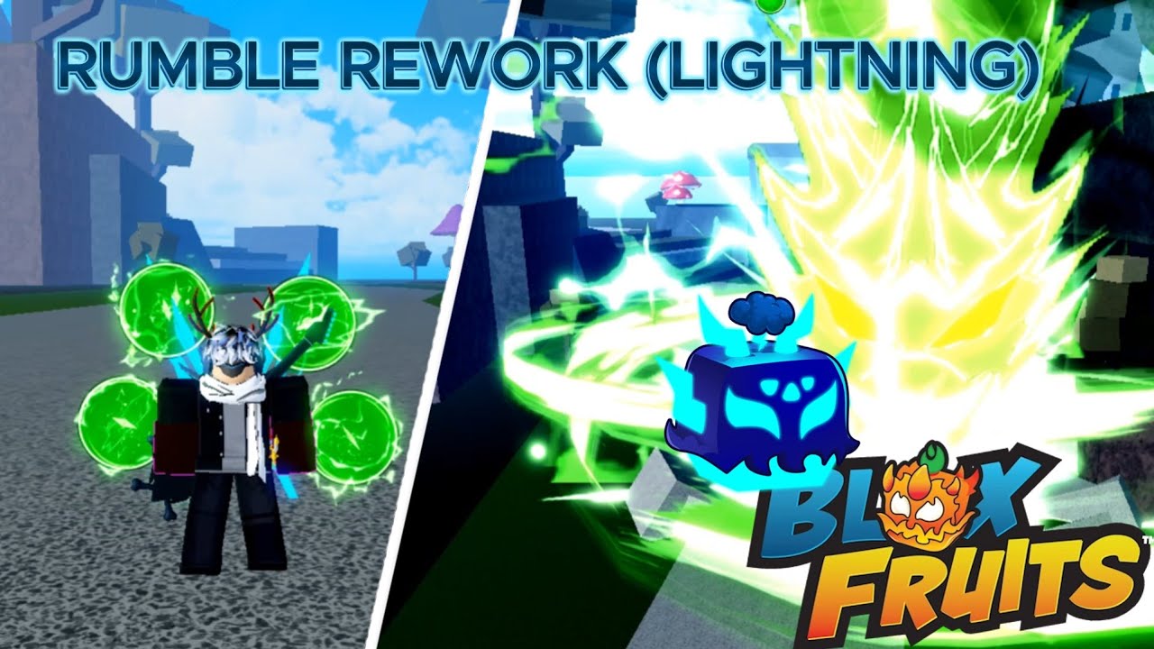 Hành Trình Nâng Cấp Trái Rumble Rework (Lightning) Trong Update 27 Blox ...