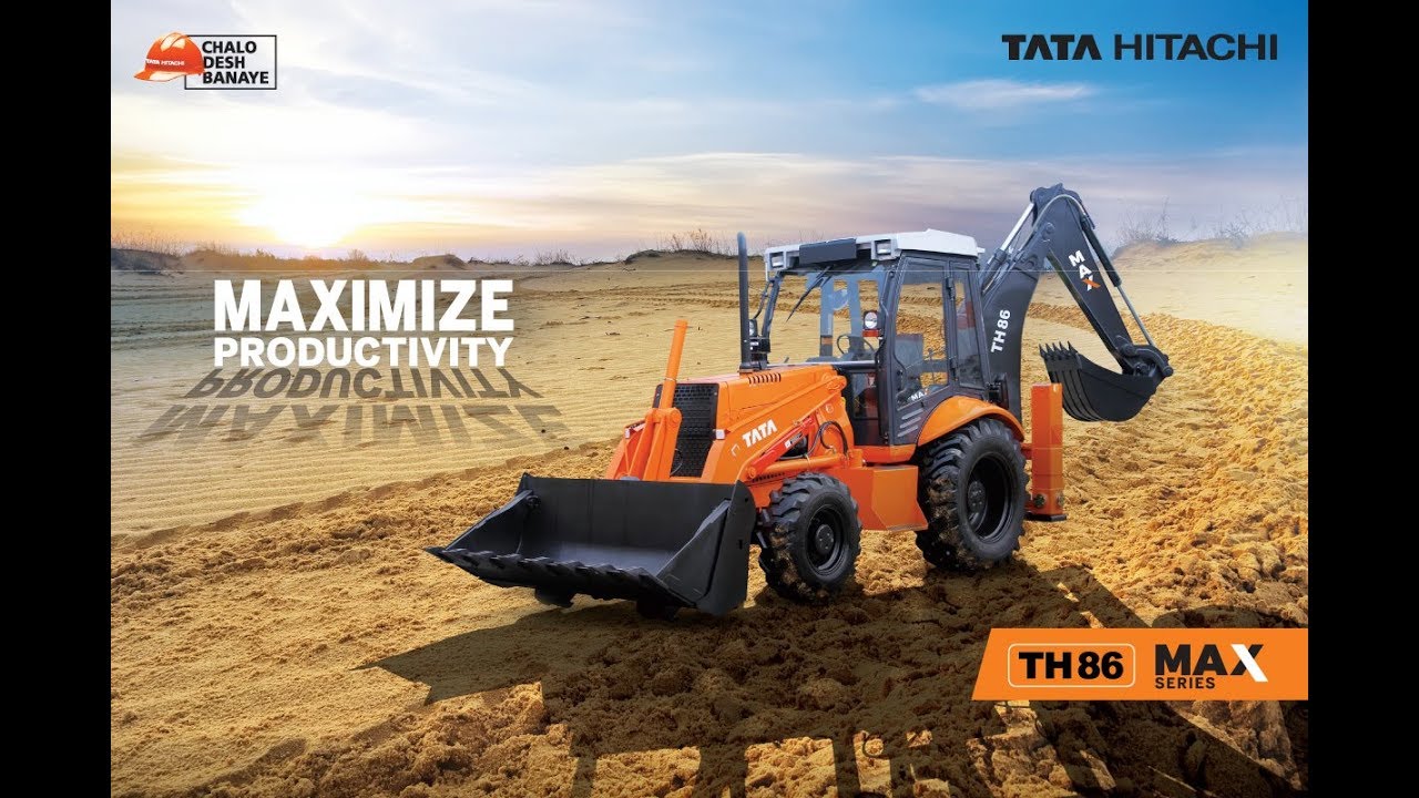 Tata Hitachi MAX Series Backhoe Loaders - YouTube