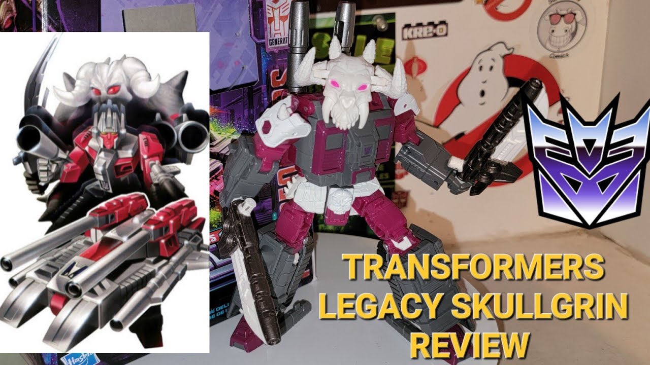 TRANSFORMERS LEGACY SKULLGRIN REVIEW - YouTube