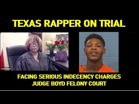 Texas Rapper Felony Trial for Indecency with a Minor | Day 1- Morning ...