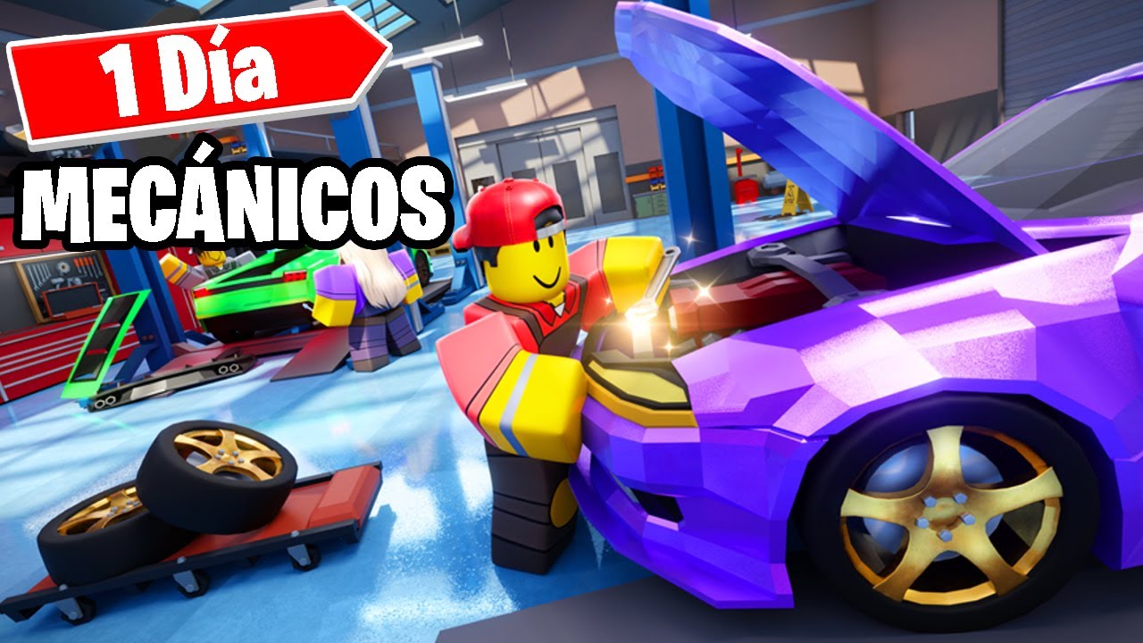 MECÁNICOS (Día 1) || Roblox "Car Mechanic" - YouTube