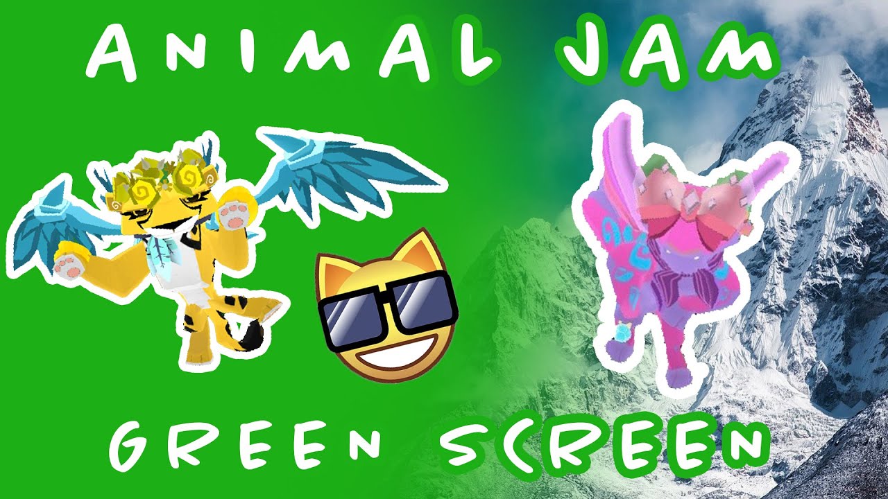 Animal Jam Green Screen! - YouTube