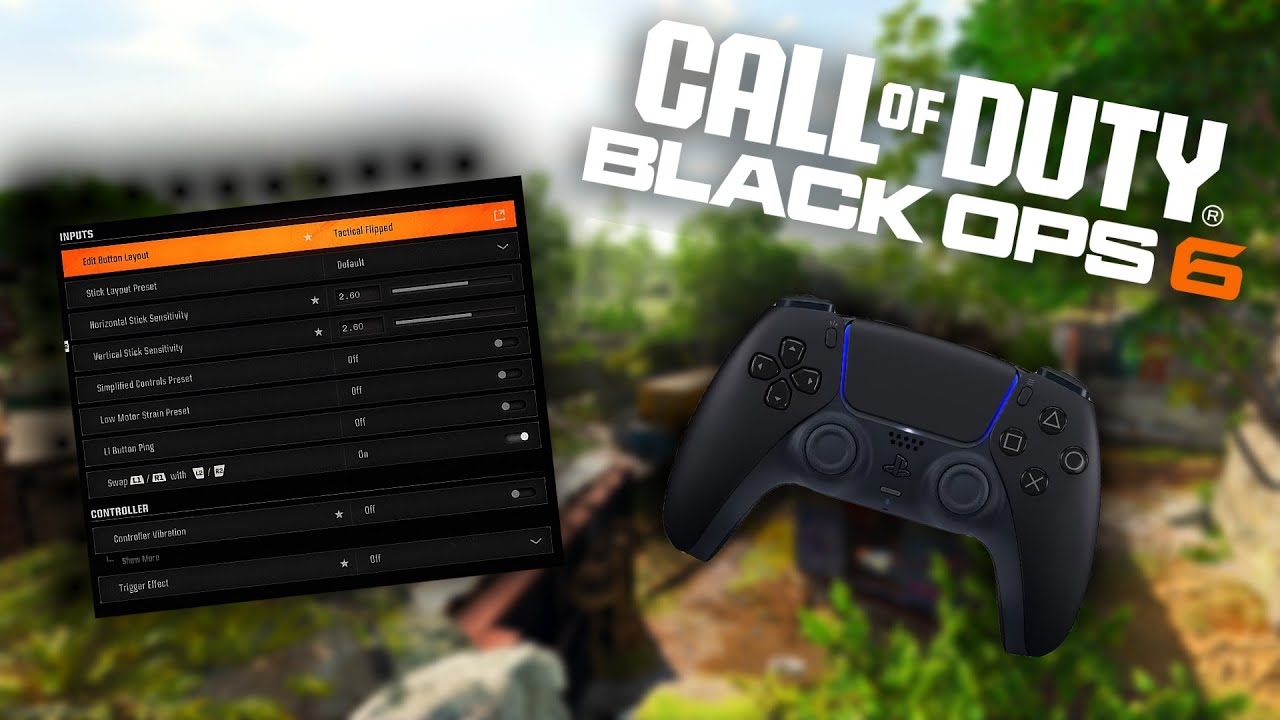 BEST BO6 Controller SETTINGS For PS5 XBOX YouTube