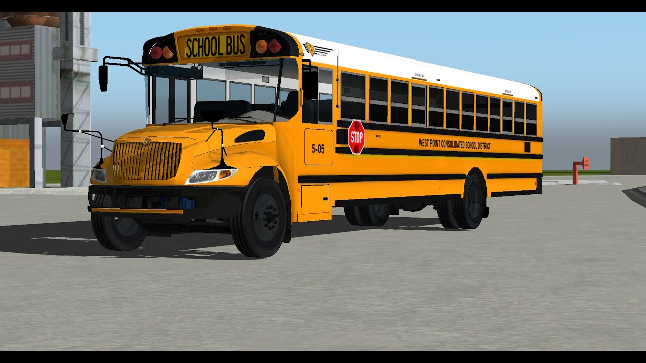 2005 IC CE Bus 5-05 Road Test | Rigs of Rods - YouTube