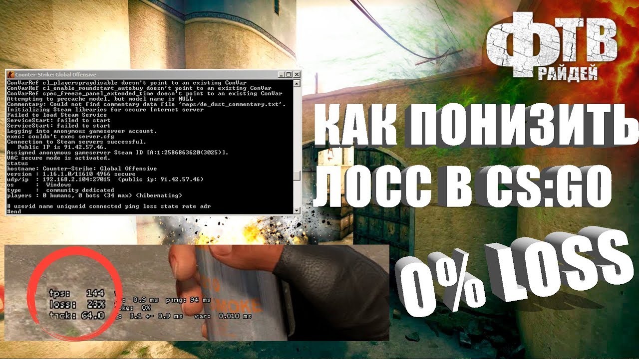 КАК УБРАТЬ ПОТЕРЮ ПАКЕТОВ В Cs Go Loss 0 Фрай кс го Youtube
