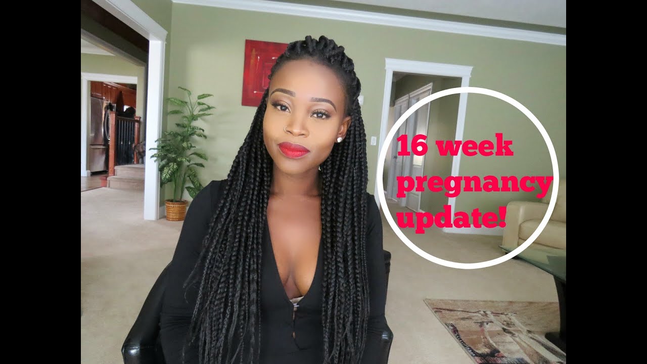 16 week pregnancy update plus bump| GlamByBlessing - YouTube