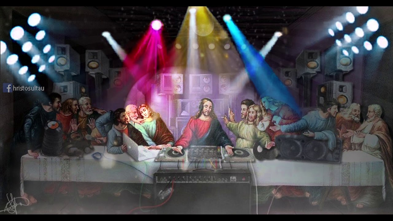 The Last Supper rave party - YouTube