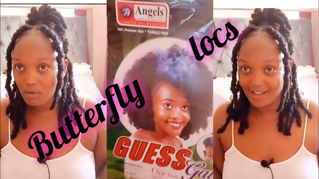 HOW TO DO BUTTERFLY 🦋 LOCS AT HOME//DIY BUTTERFLY LOCS//protective ...