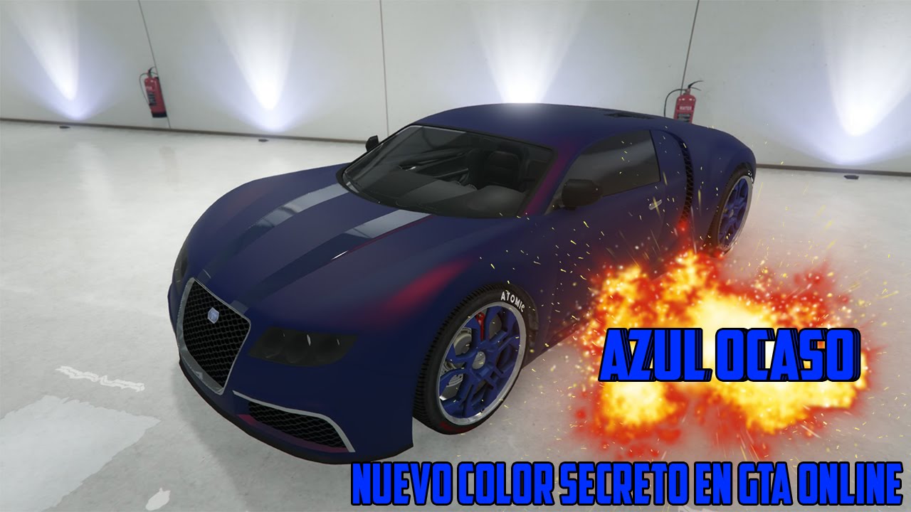 GTA 5 ONLINE 1.24/1.26 - COLOR SECRETO AZUL OCASO - COLORES OCULTOS ...