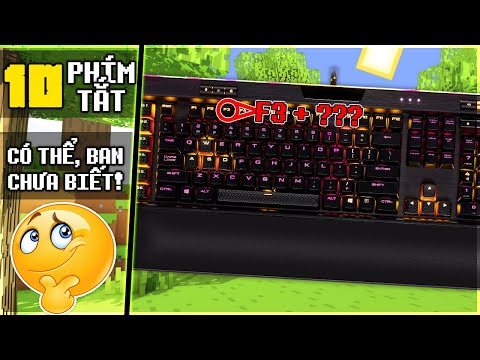 10 PHÍM TẮT ẨN TRONG MINECRAFT CÓ THỂ BẠN CHƯA BIẾT #2 | MK GAMING