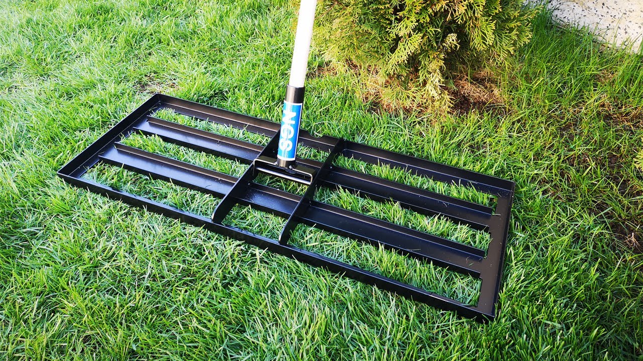 Nivelator gazon - YouTube