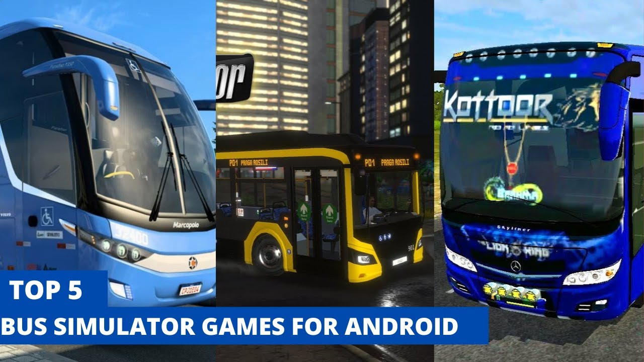 Top 5 Bus Simulator Games For Android l Best bus driving games on ...