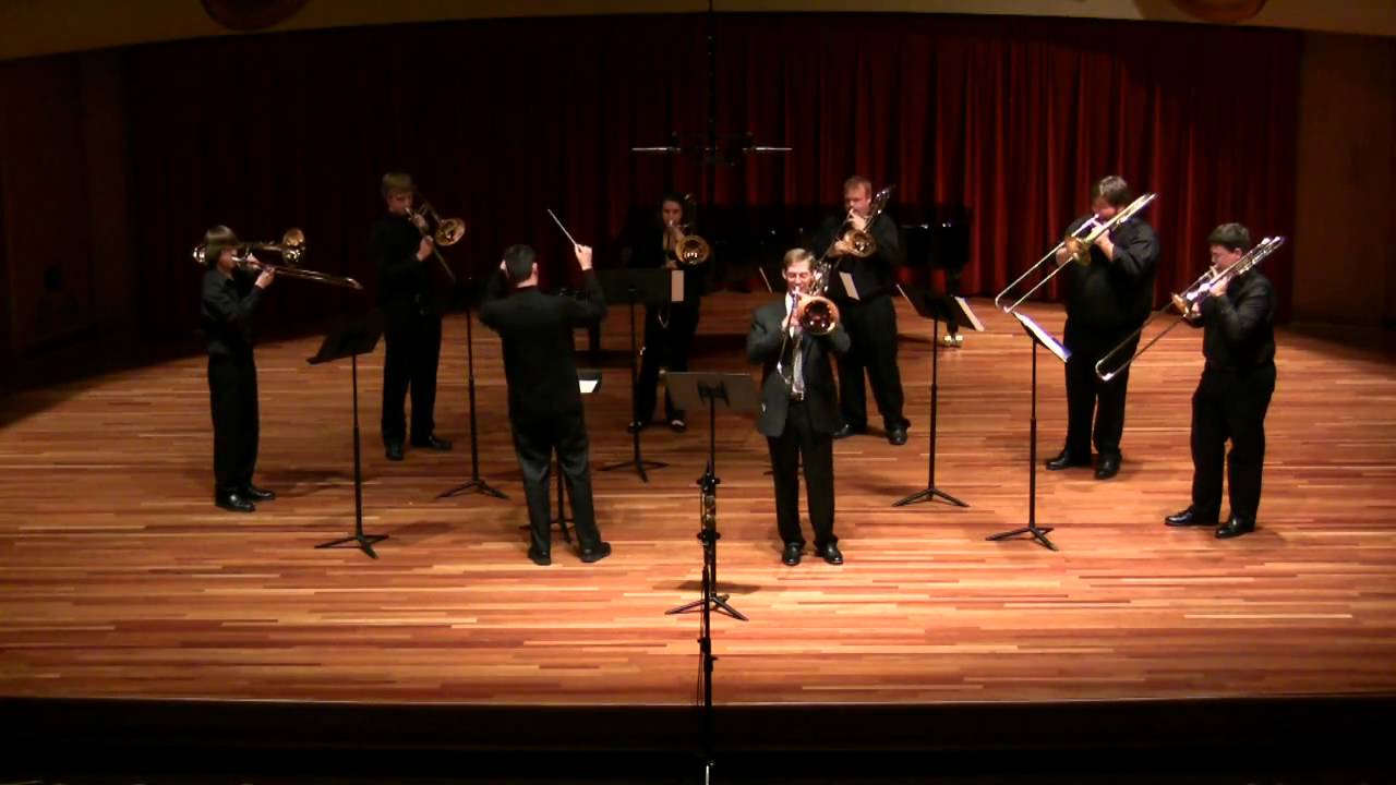 James Markey and the Columbus State University Trombone Ensemble - YouTube