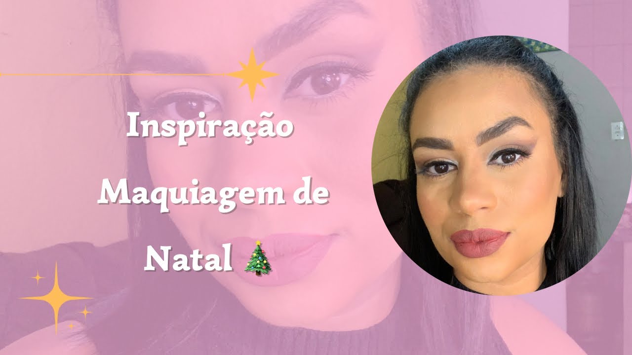 MAQUIAGEM INSPIRAÇÃO DE NATAL 🎄 || #makeuptutorial #makeup #maquiagem ...