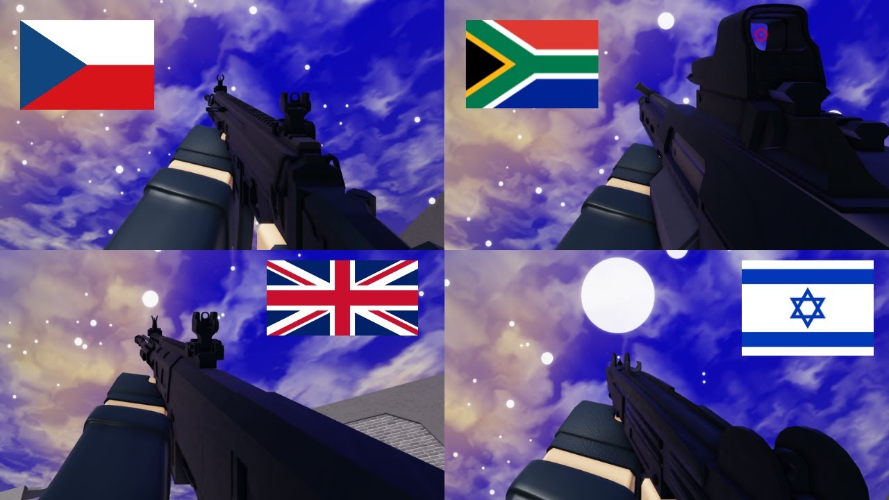 All Tier 9 Weapons Showcase - Roblox Zombie Uprising - YouTube