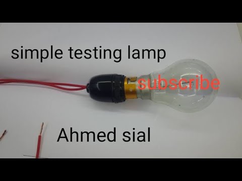 testing bulb simple testing lamp #supply #cheking k lia use kr skty #ha ...