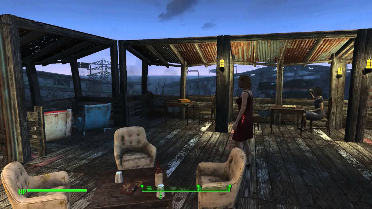 Fallout 4: Starlight Drive-In Pool Hall - YouTube