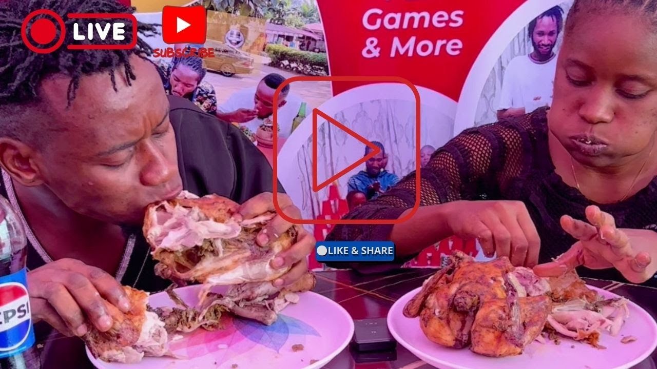 Full Chicken Eating Competition With Decomic Family | #challenge # ...