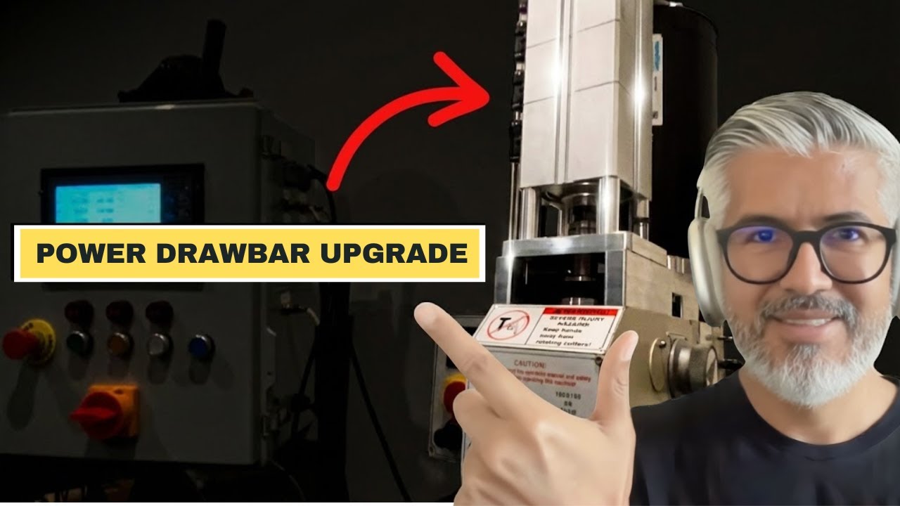 Power Drawbar Upgrade Installation | R8 / TTS CNC Mill - YouTube