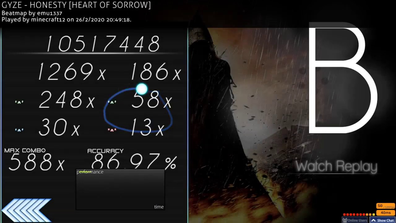 osu! | Honesty but it's 5.36* so everyone can pass it - YouTube