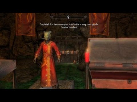 SKYRIM - Ashfall's Tear puzzle solution - YouTube