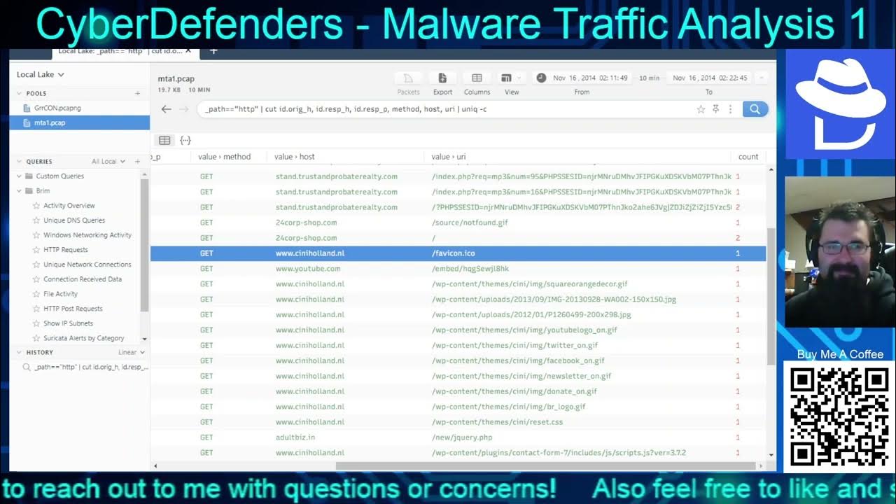 CyberDefenders - Malware Traffic Analysis 1 - YouTube
