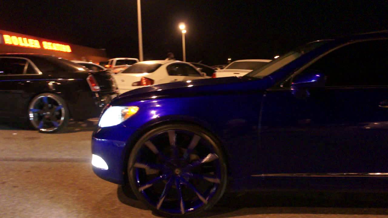 Candy Blue Lexus Rolling Thru - YouTube