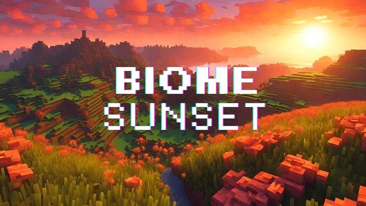 Biome Sunset | 3 Hours Minecraft Inspired Music for Creativity - YouTube