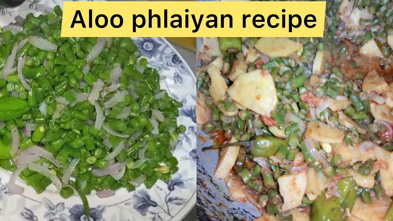 Aloo Phaliyan ka salan | Green beans and potatoe recipe - YouTube