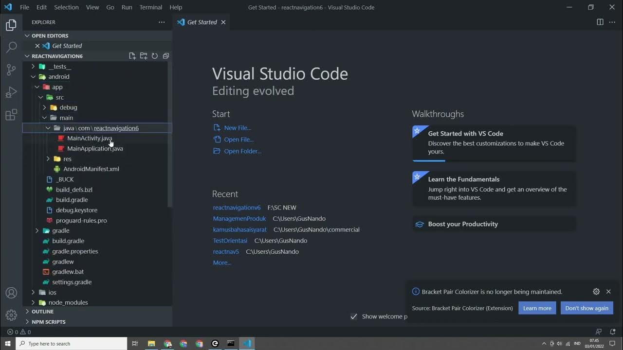 React Navigation V6 - Setup - YouTube