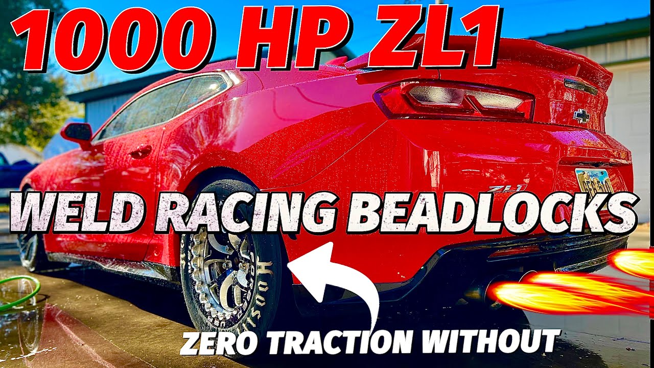 These Weld Racing Beadlocks were a MUST for my MONSTER 900 WHP ZL1 ...