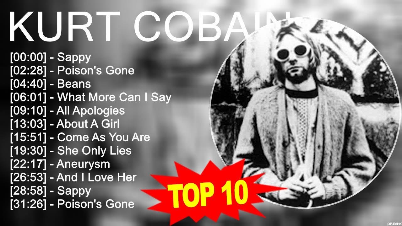 K U R T C O B A I N Greatest Hits 💚 Top 100 Artists Of 70s 80s 90s