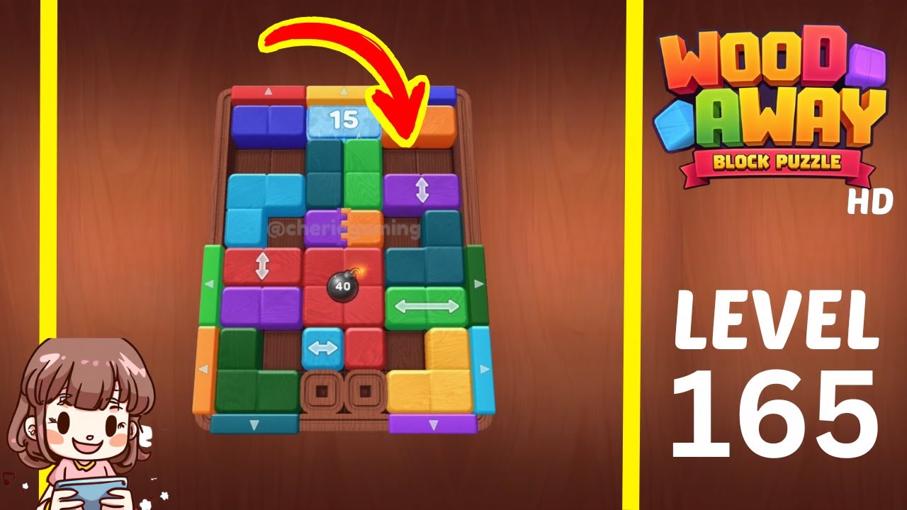 Wood Away Level 165 Solution Walkthrough - YouTube