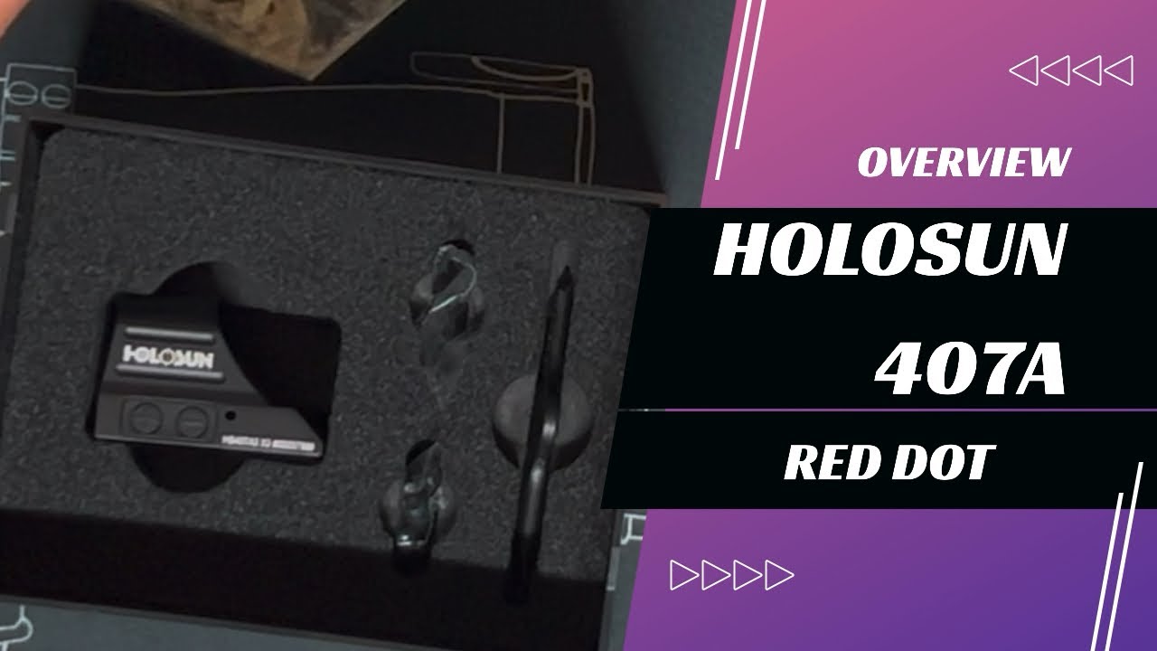 Holosun 407A Overview - YouTube