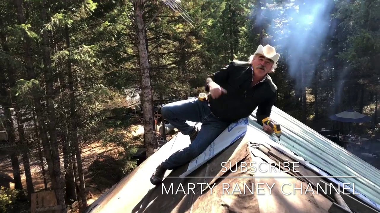 Marty Raney's Behind-the-Scenes Footage while Working to Repair a Roof ...