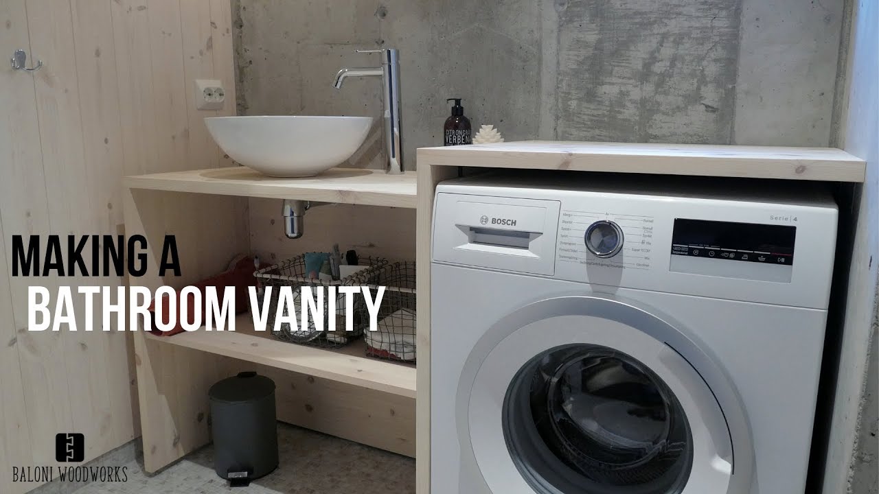 Making a Bathroom Vanity! - YouTube