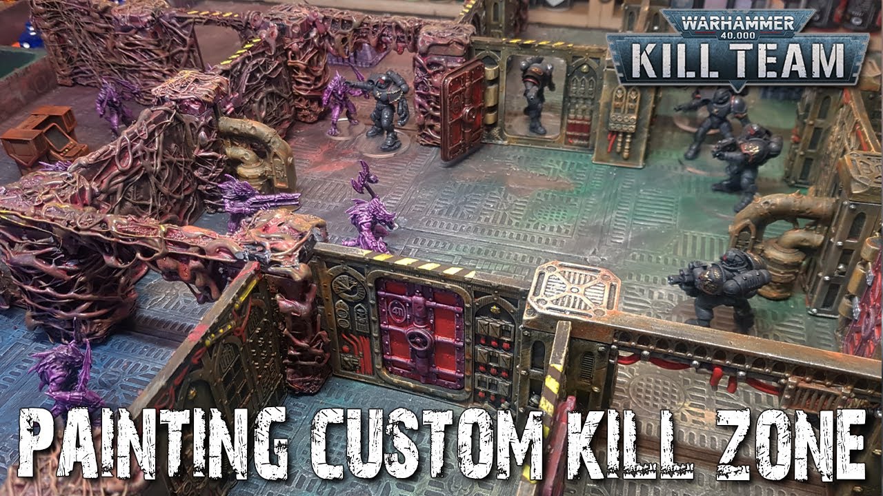 Painting a Custom Kill Team Gallowdark Kill Zone - YouTube
