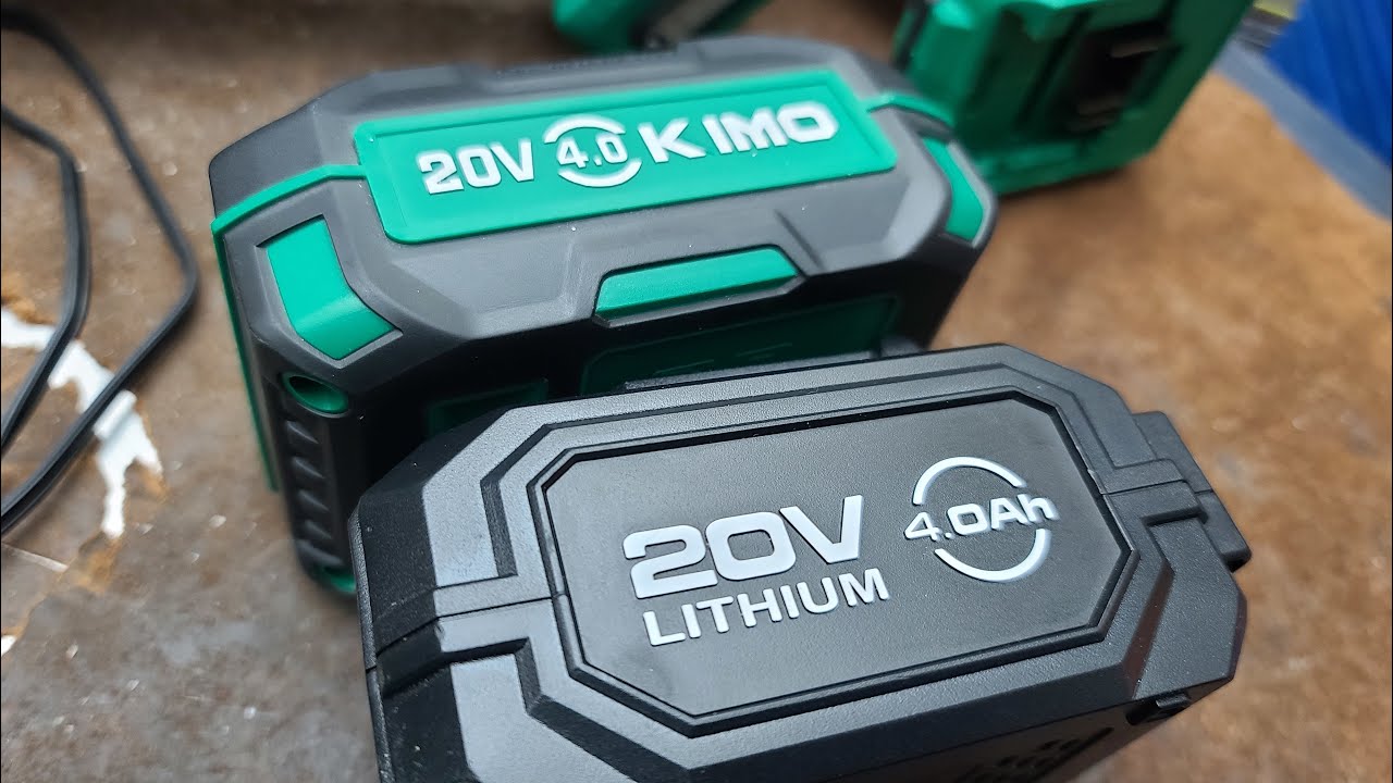 Design Fail... Kimo Tools 20v Li-Ion Battery Compatibility... - YouTube