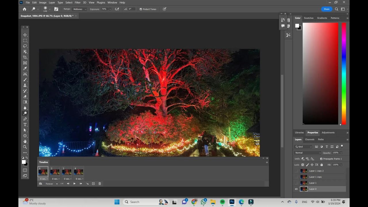 Photoshop. Animation Of Blinking, Flickering Effect In Photoshop | Let ...